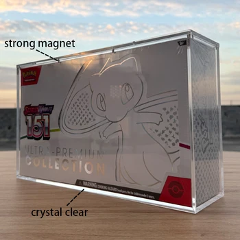 Tcg Custom Clear Acrylic Pokemon 151 Ultra Premium Collection Display ...