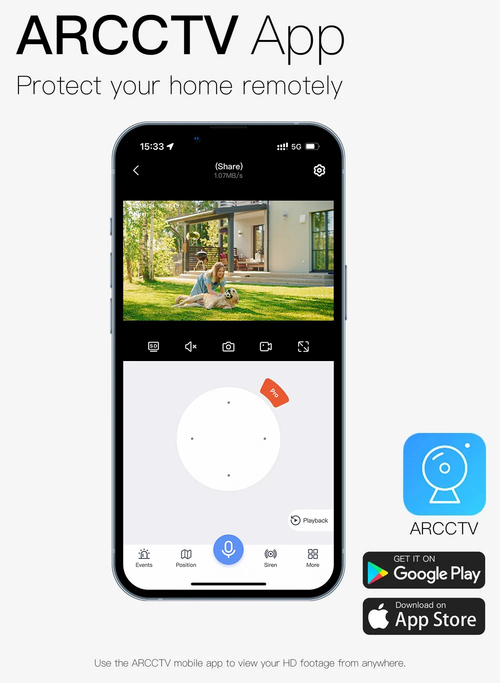 Anran 5mp Smart Outdoor Two-way Talk Support 128gb Sd Card Recording ...