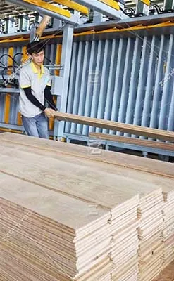 Hydraulic Rotary Composer Wood Clamp Carrier Press Machine