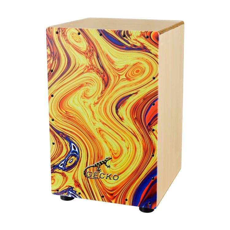 GECKO Colorful Musical Instrument 3D Printed Veneer Steel String ...