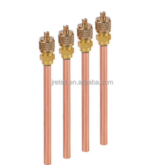 Hvac Refrigeration System Copper Access Charging Pin Valve - Buy Hvac ...