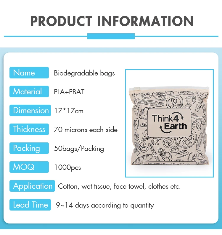 Custom Tuv Home Compostable Biodegradable Eco Friendly Zipper Bag With ...