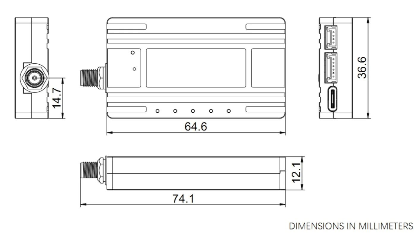 Holybro P840 Radio Telemetry Module Digital Radio Microhard Pixhawk Apm ...