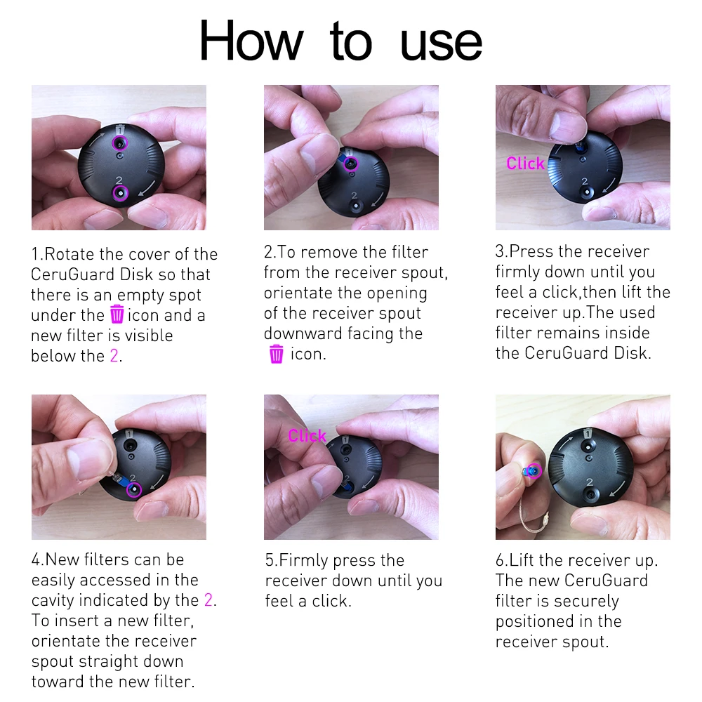 CeruGuard Cerushield Disk Cerushield Wax Guards Wax Filters Prevents ...