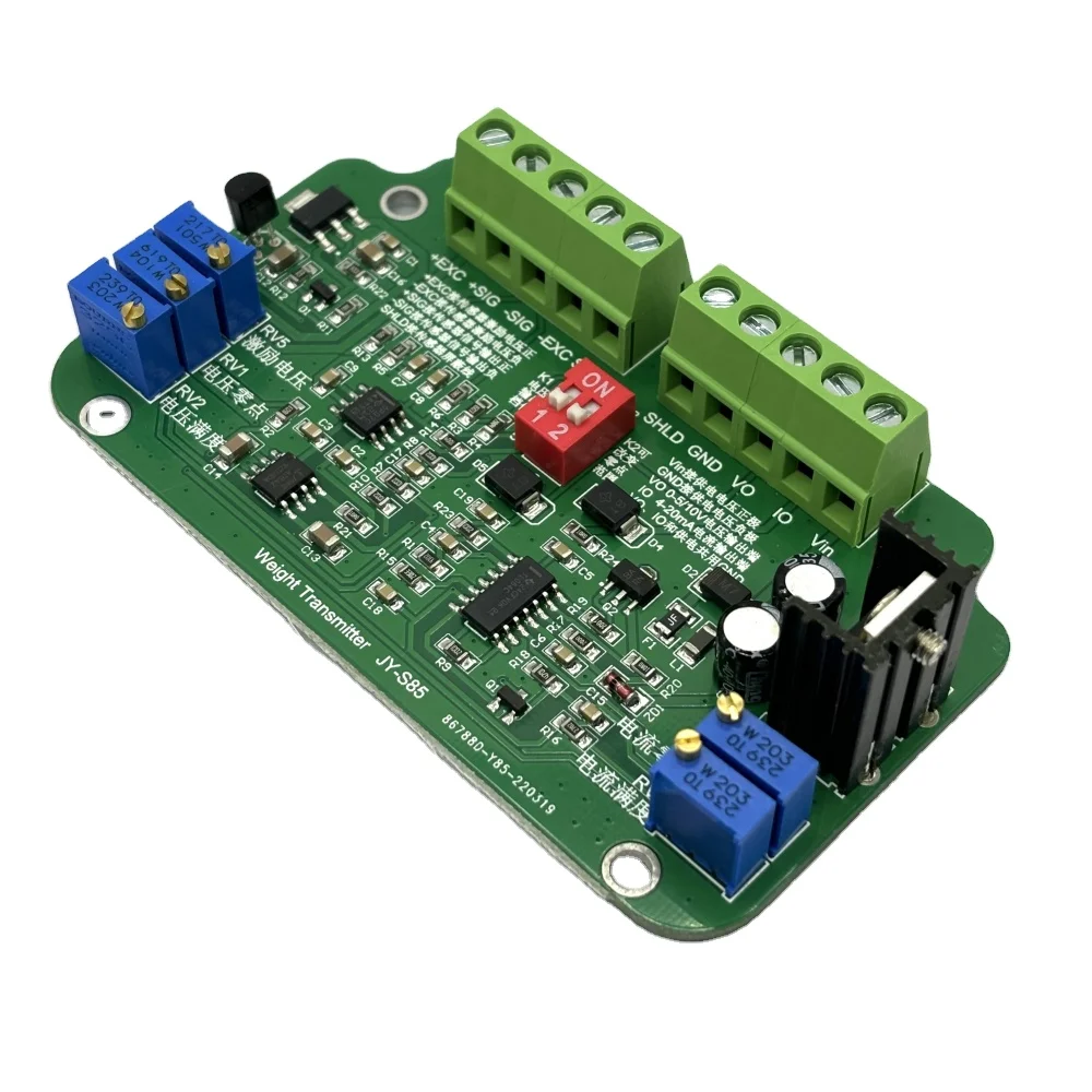 Load Cell Amplifier Jy-s85 4-20ma Current Force Sensor Weight Transmitter 0-5v/10v Voltage - Buy ...