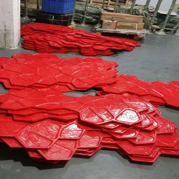 Floor Decoration Cement Stamped Molds Concrete Stamping Mats Patterns ...