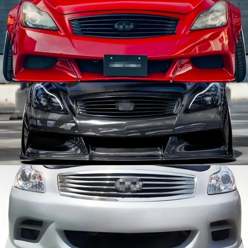 Q50 Front Bumper Carbon Fiber Front Bumper, Suitable for Q50 Body Kit ...