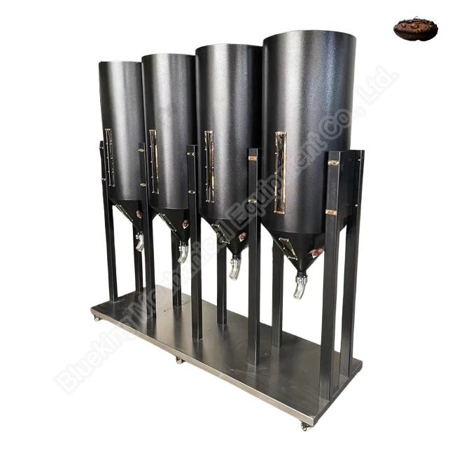 Company Copper Nuts Dispenser Custom Made Coffee Bean Silo Stainless ...