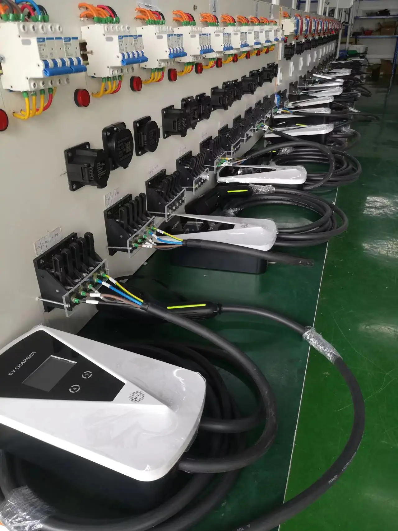 Level 2 Ev Fast Wall-mounted Charging Stations Type 1 Type 2 16a 32a Ev ...