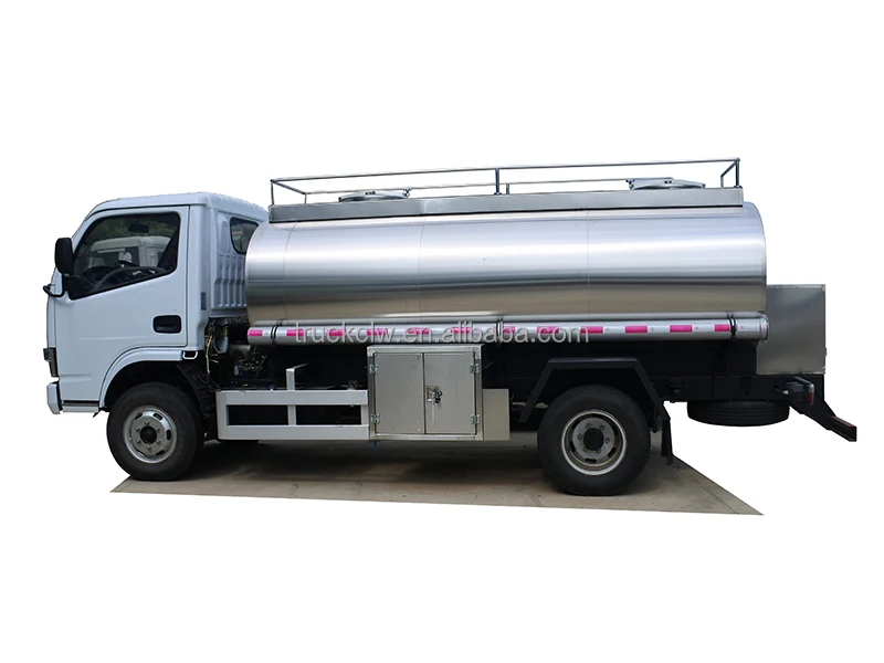 Brand New Dfac 5m3 Milk Tanker Truck With Insulating Layer And ...
