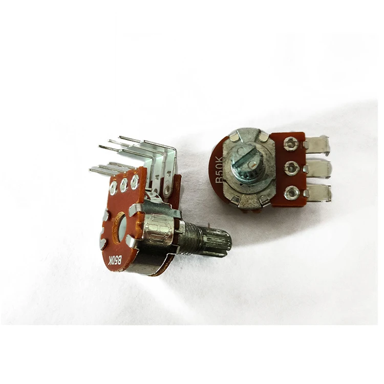 148 Dual Adjustable Potentiometer B50k15 Axis Length - Buy 15mm ...