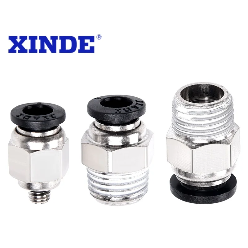 High Quality Pneumatic Pipe Fittings Pneumatic Connector Air Tube Joint ...