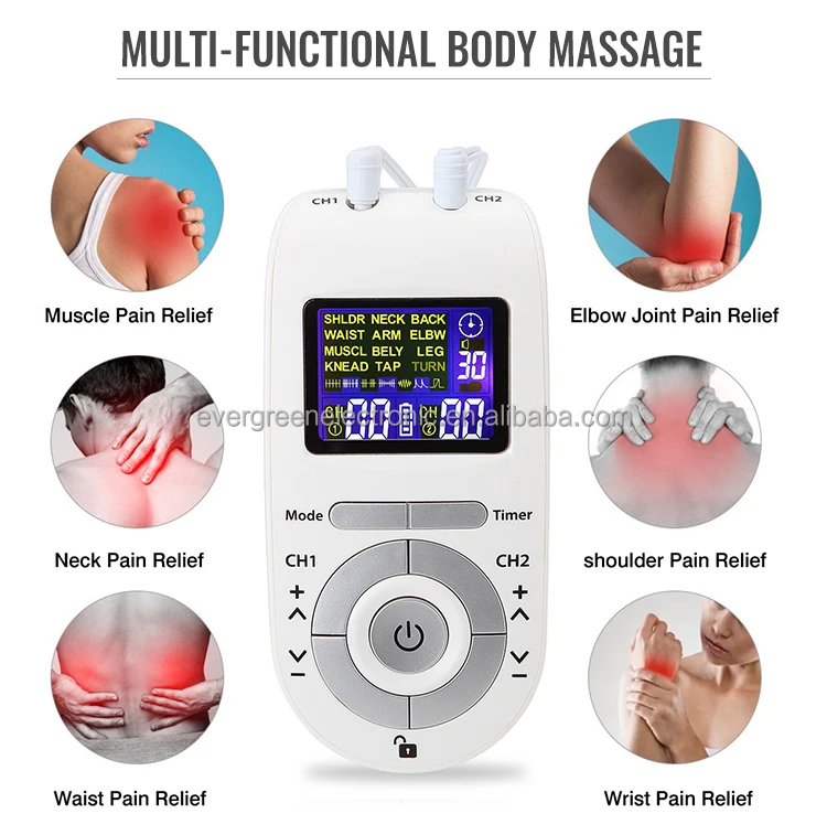 Portable Tens Ems Foot Electronic Pulse Body Pain Relief Massager - Buy ...