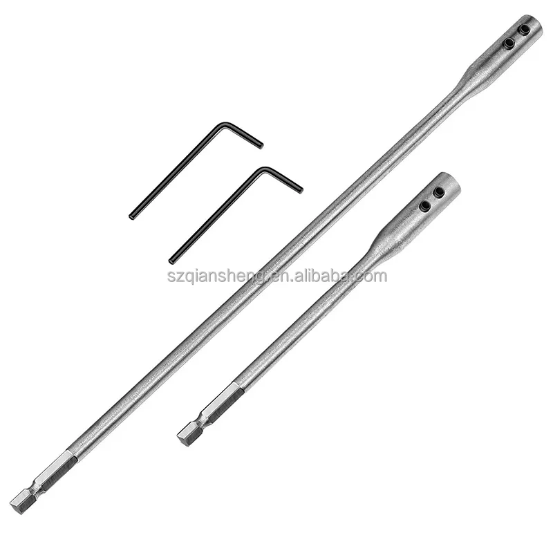 150/300mm Drill Bit Alloy Steel Extension Rod for Wood Drilling
