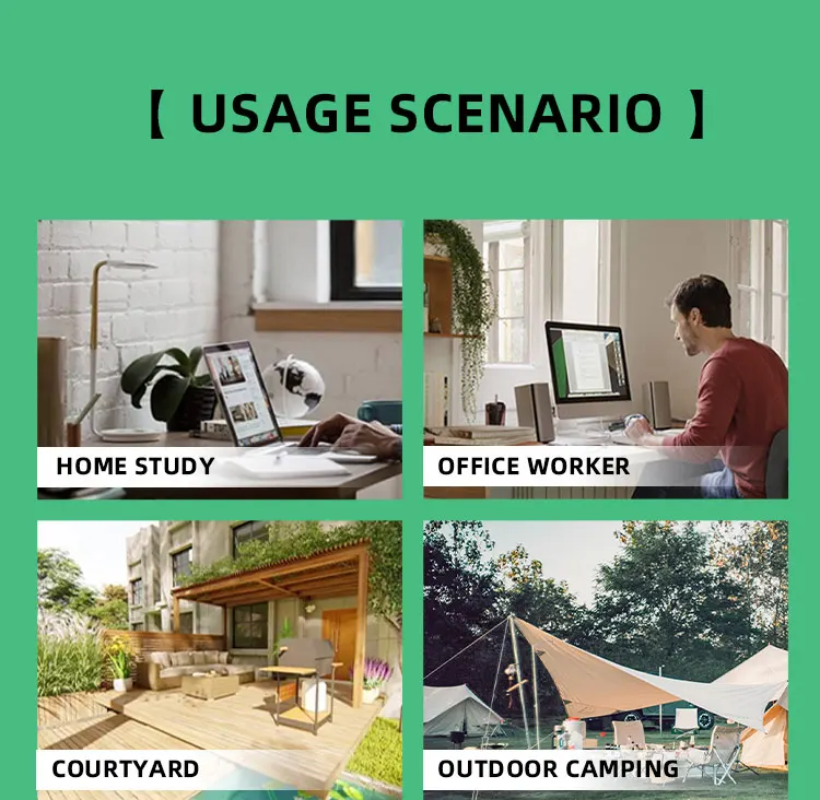 GDTIMES Solar Fan - Efficient AC/DC Rechargeable Table Fan