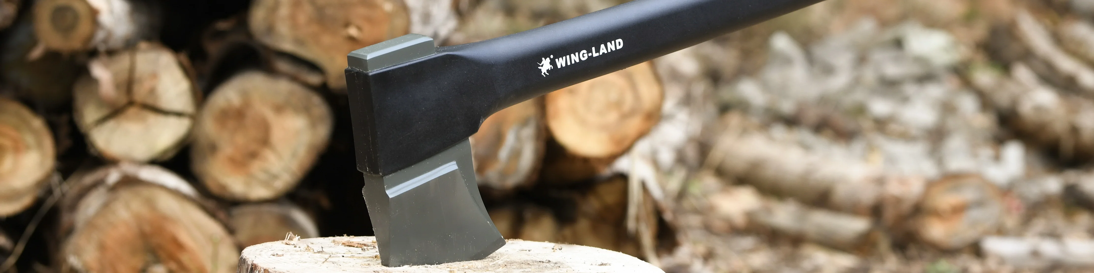 28" Durable Splitting Logs Axe Camping Axe Hatchet Fiberglass Axe Non ...