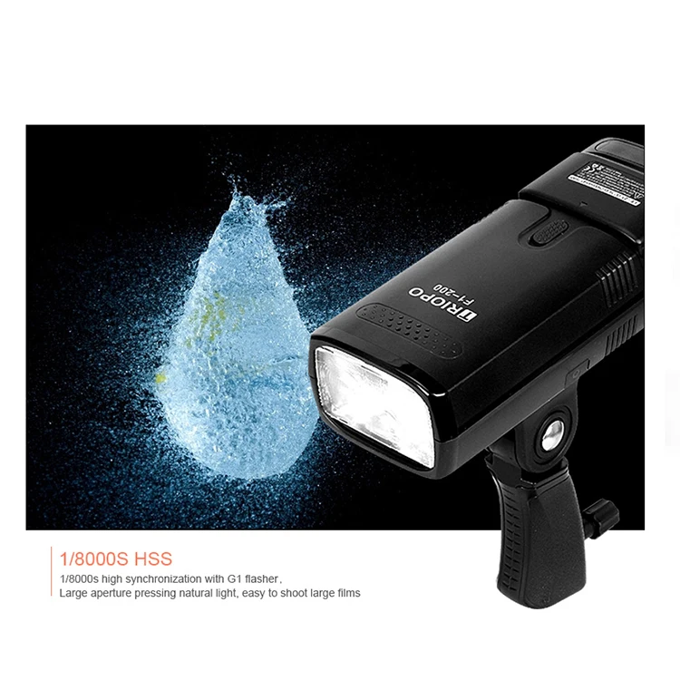 Triopo F1-200 2.4g Wireless Ttl Flash Outdoor Flash Light For Triopo G1 ...