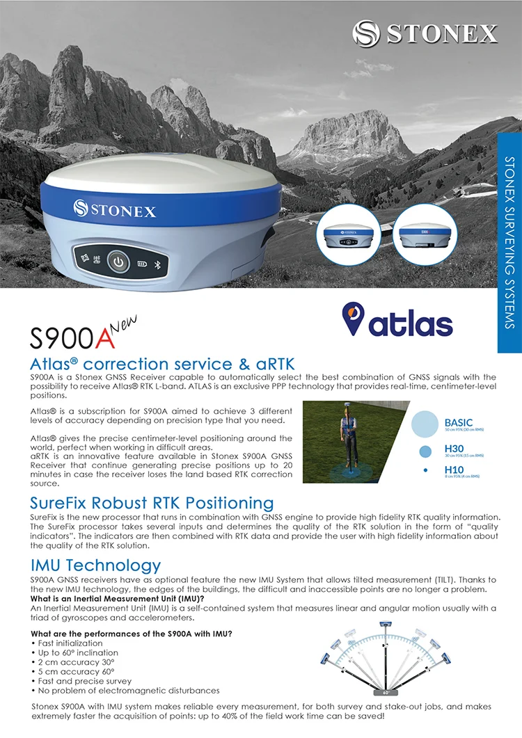 Surveying Equipment Stonex Gps Rtk System S800/s900/s9ii/s3a Gnss - Buy ...