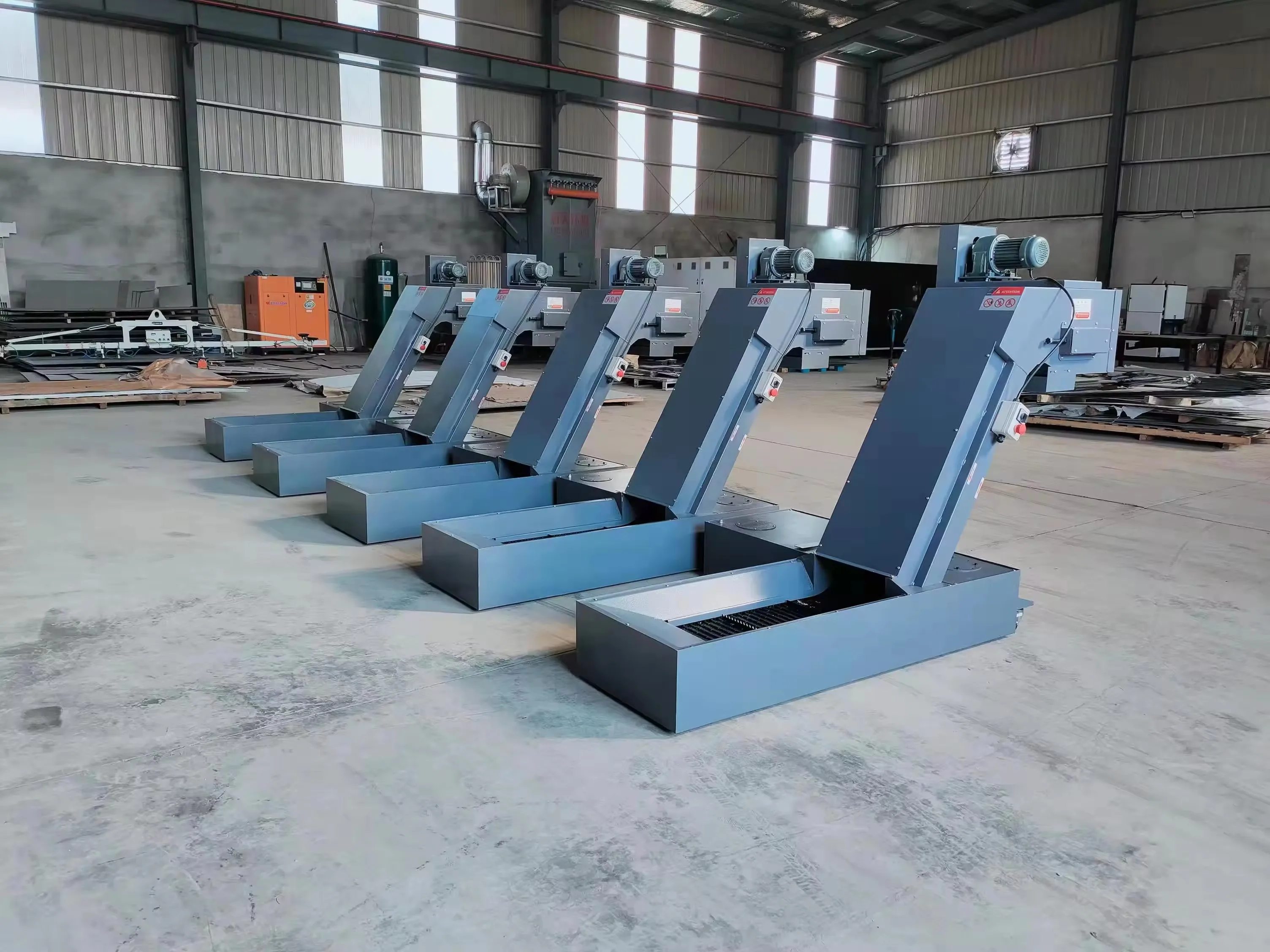 Lathe Chip Conveyor Pitch Hinge Plate Chip Swarf Conveyor Milling ...