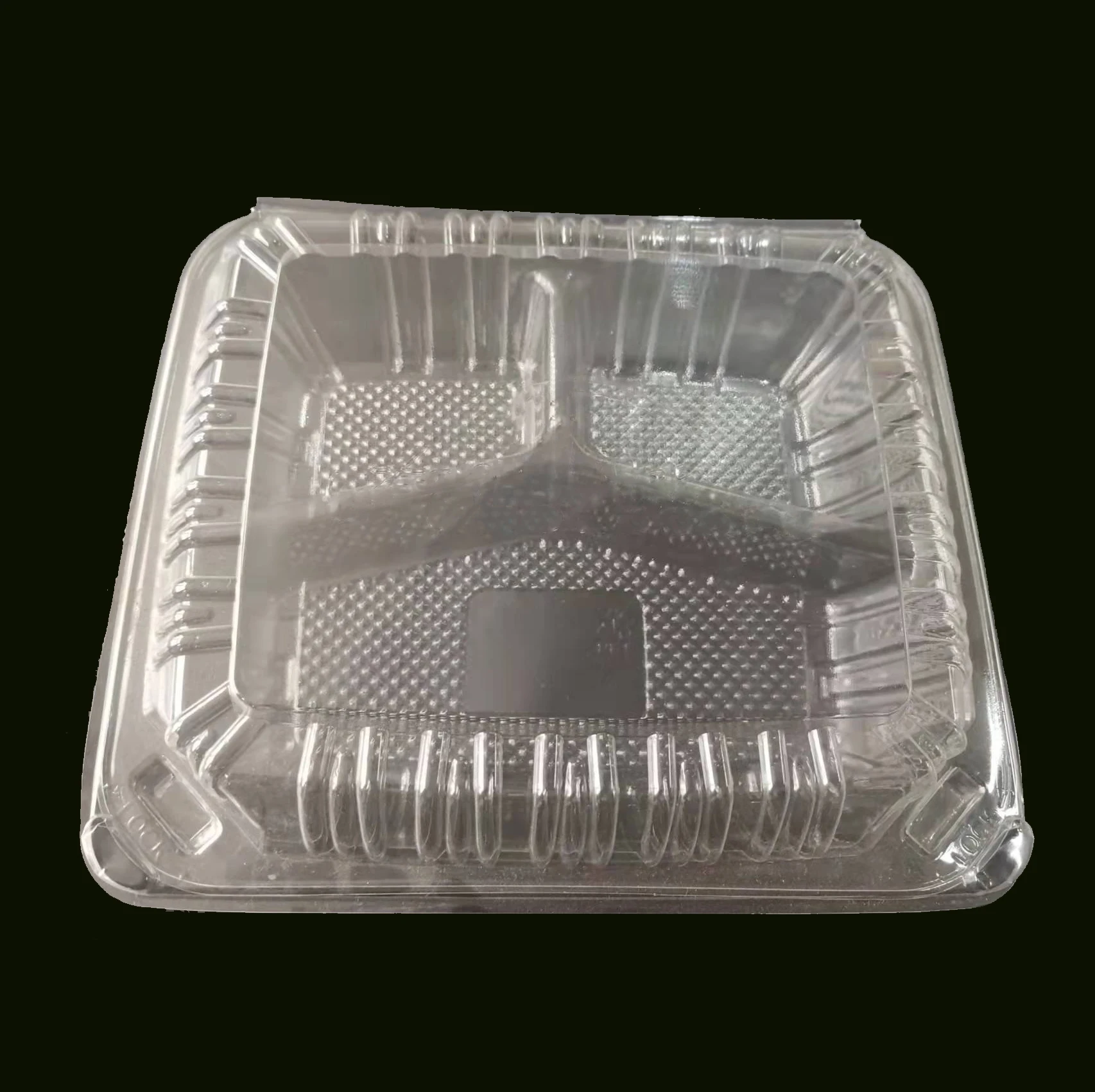 3-compartment Clear Plastic Clamshell Container - Buy 3-compartment ...