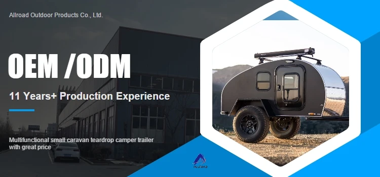 Multifunctional Small Caravan Teardrop Camper Trailer Offroad Camper ...