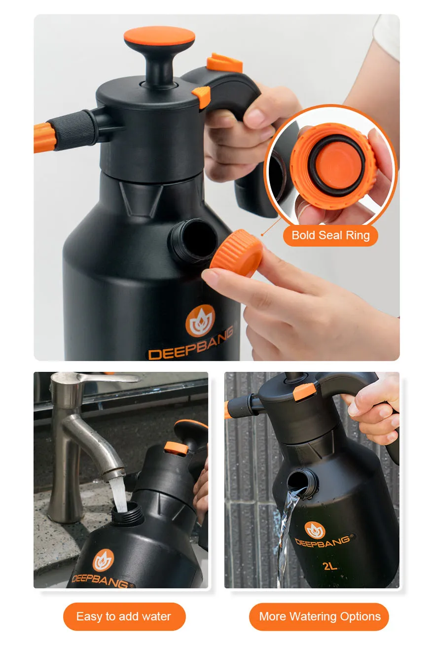 2L Hand Pump Sprayer - Durable, Solvent Resistant & Customizable