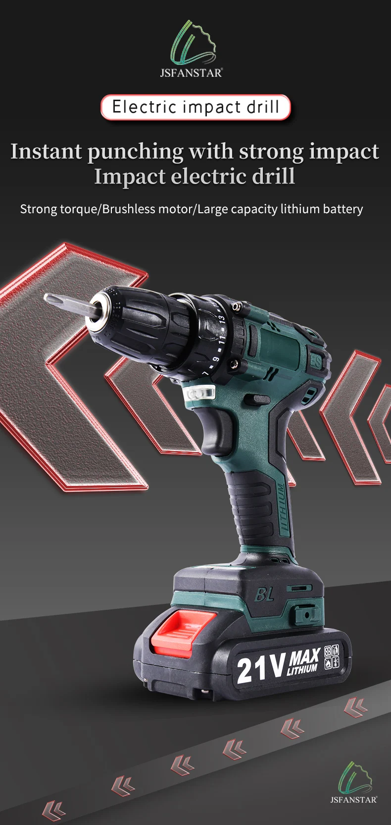 New Rechargeable Power Electric Cordless Screwdriver Impact Drills Manufacturers - Buy Cordless ...