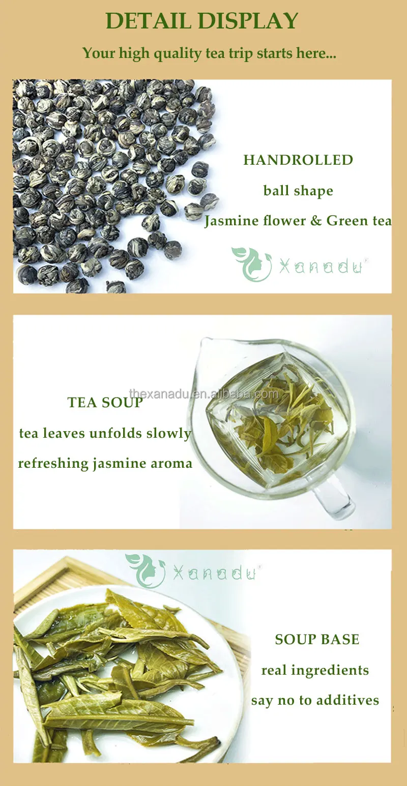 Jasmine Dragon Pearl Tea - High Quality, Handmade Flower Tea