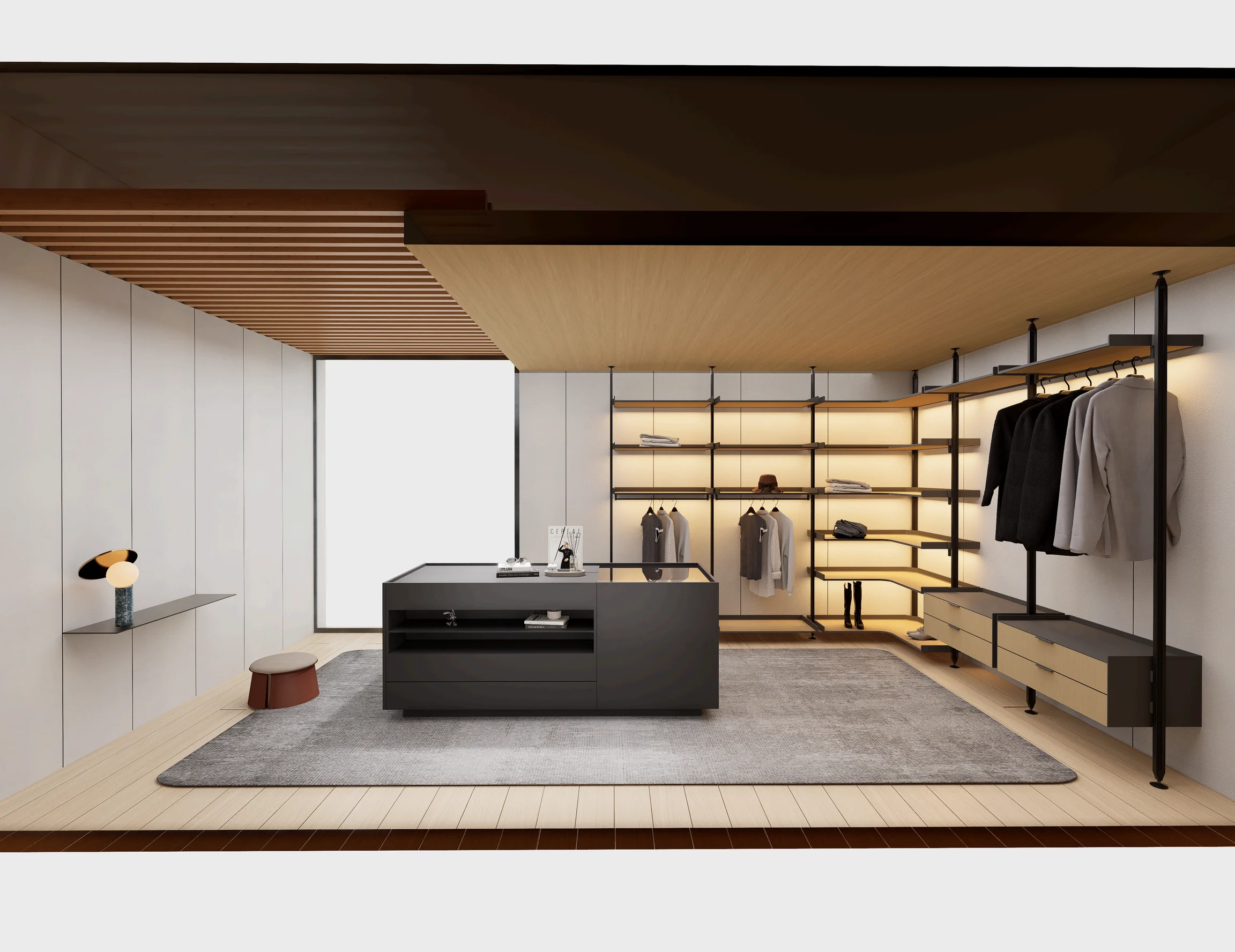 Premium Latest Wardrobe Designs for Bedroom Wooden Multi-layer Custom ...