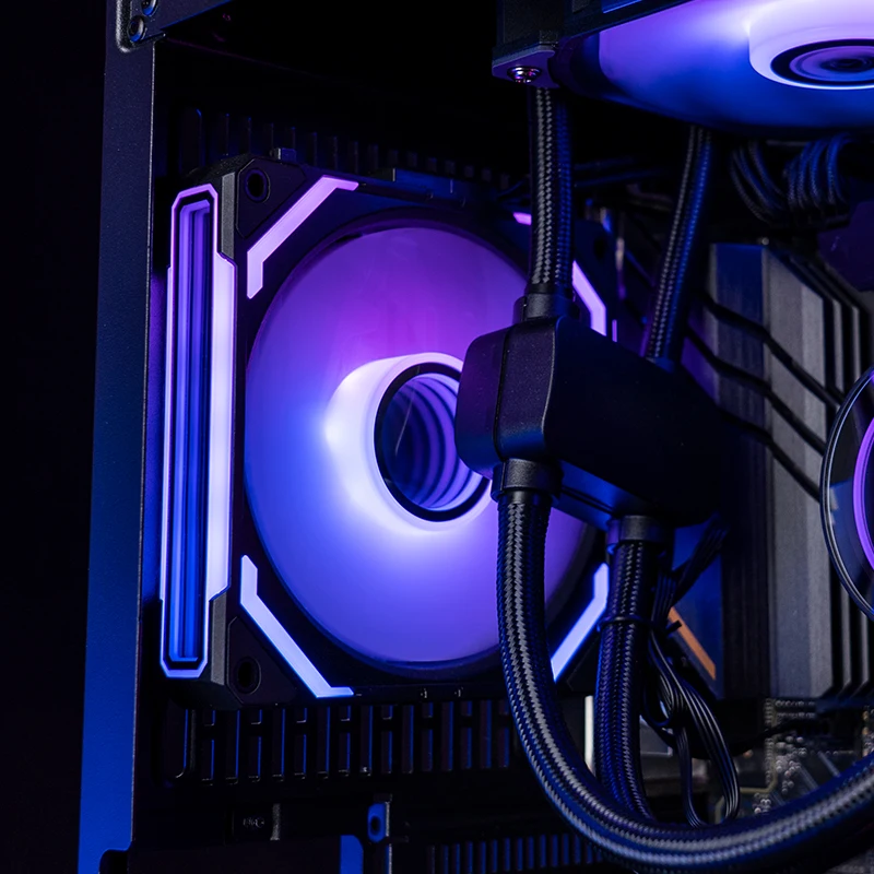 Infinity Reverse Blade Fan Cpu Fan 120mm Argb Case Cooler Pwm Connector ...