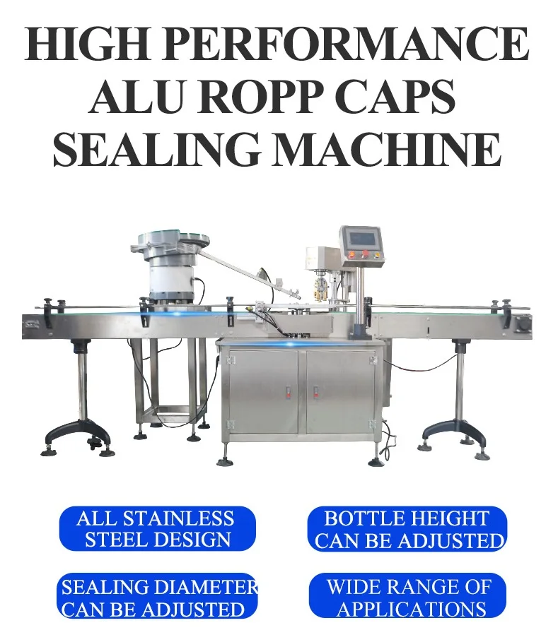 Automatic Rotary Mini Roll-on-pilfer-proof Cap Oral Bottle Vial Filling ...