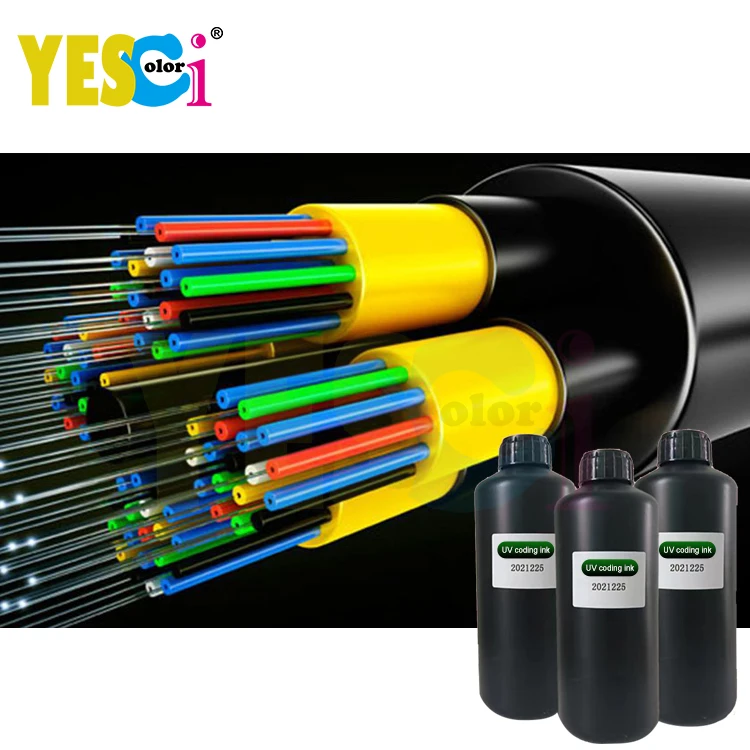 Yes-colorful Led Uv Curable Hard Coloring Inkjet Inks For Cables ...