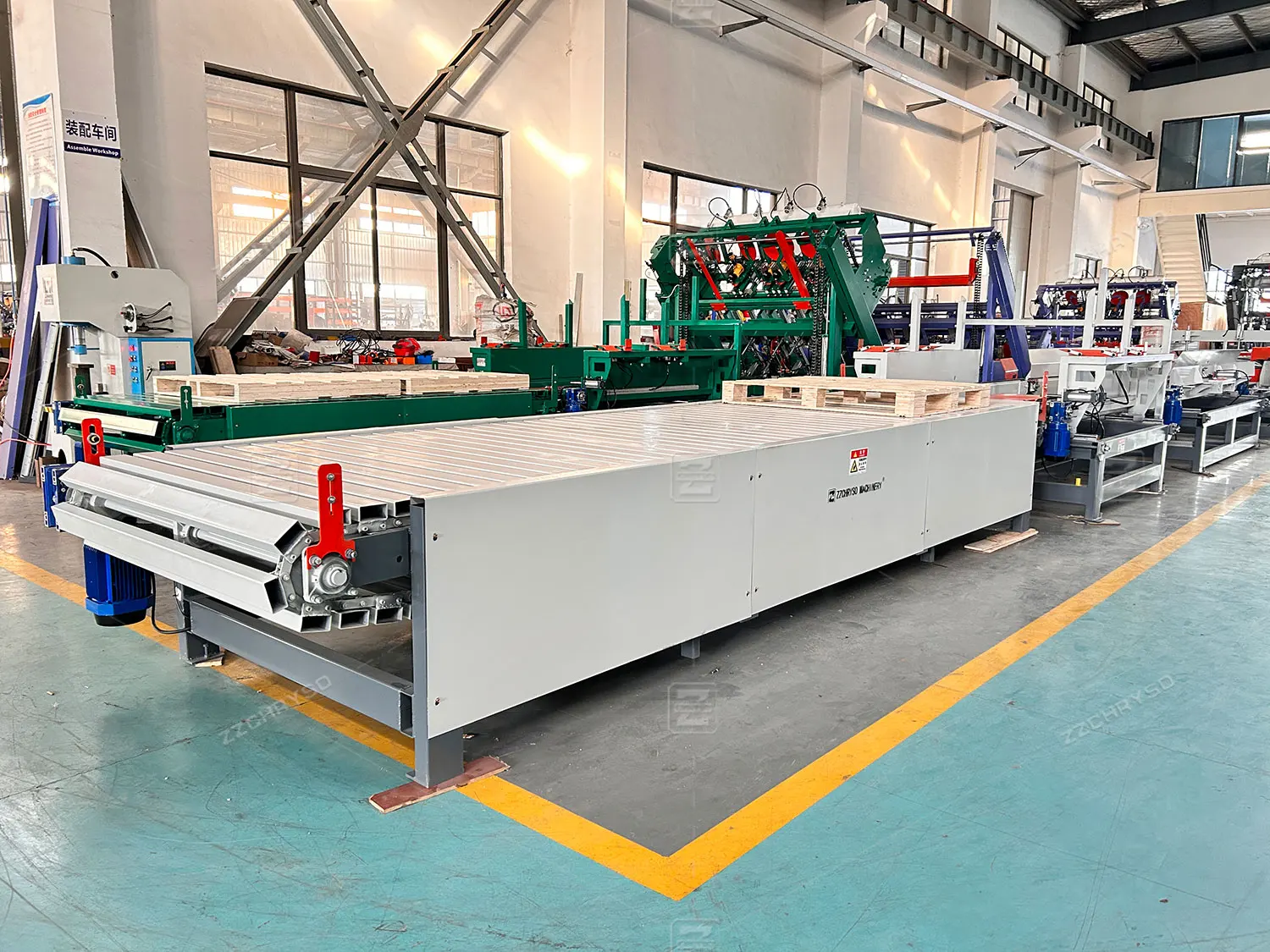 Wooden Pallet Nailer Automatic Wood Pallet Nailing Machine Production ...