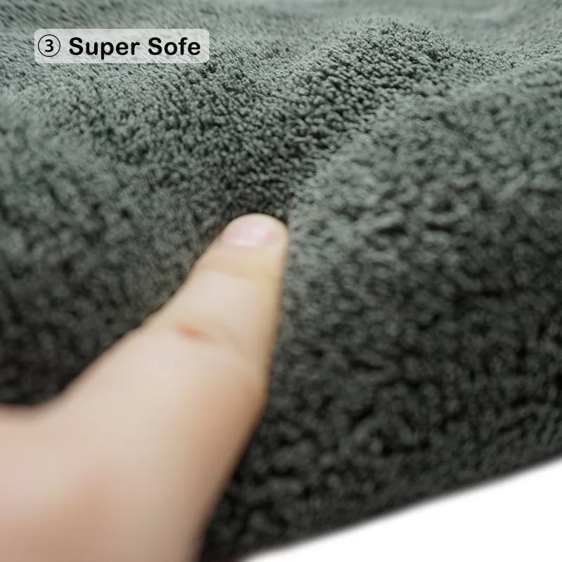 1200gsm Microfiber Wash Car Caredetailing Towels Auto Micro Fiber ...