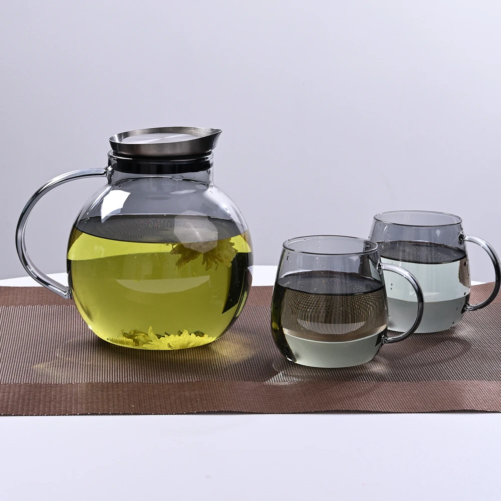 Wholesale 1.7l Handmade Borosilicate Heat Resistant Drinking Glass ...