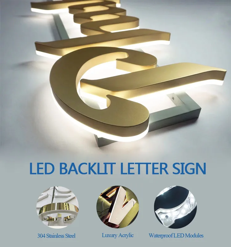 Business Sign Board logo Office Indoor Outdoor Backlit Illuminated ...