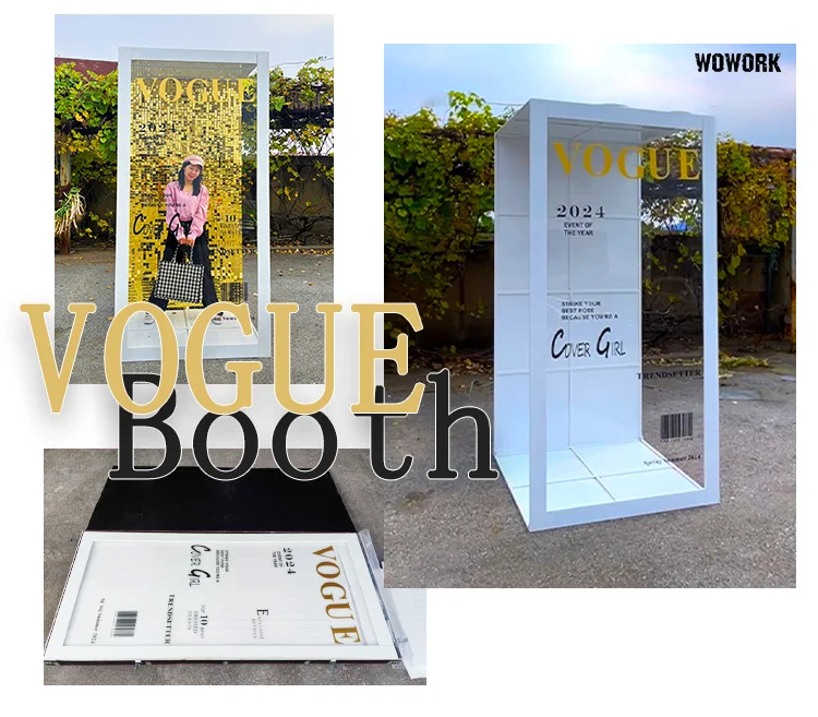 Wowork Wholesale Acrylic Box Magazine Photo Booth Illustration Light ...