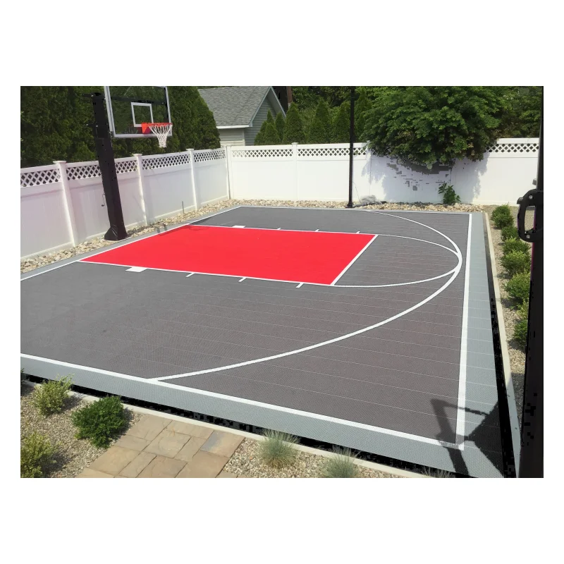 20x20 Feet Fiba Approved Basketball Half Court Outdoor Playground ...