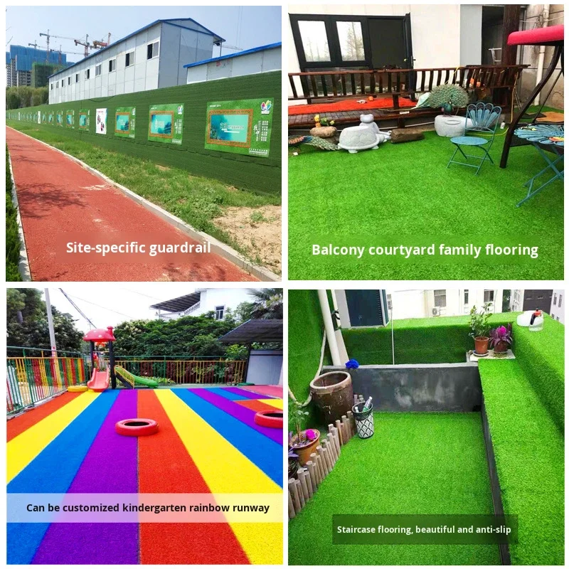 Public Artificial Grass High Density Anti-slip Artificial Grass Turf ...