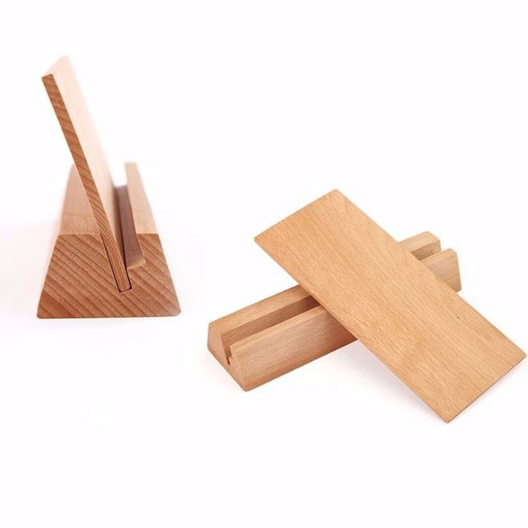Wooden Calendar Stand Holder - Stylish Table Top Display