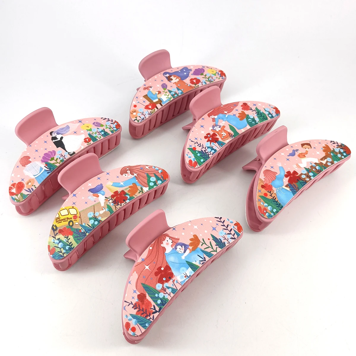 10cm Dumpling Head Shape Mother's Day Pu Leather Clip For Women Mother ...