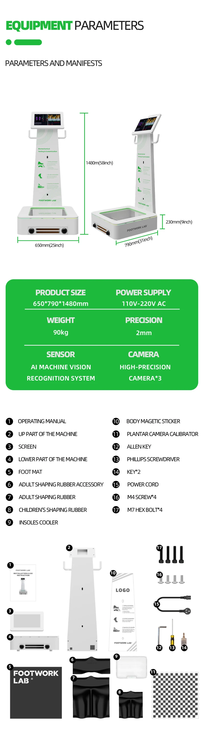 3d Foot Scanner Custom Orthotic Insoles Making Machine Gym Equipement ...