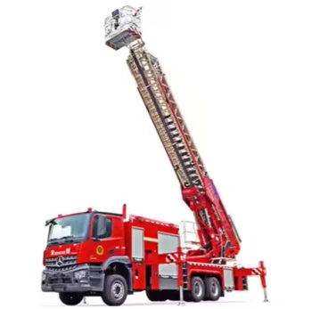 Foam Water Firefighting Aerial Ladder Platform Fire Truck Yt53g1 Rescue ...