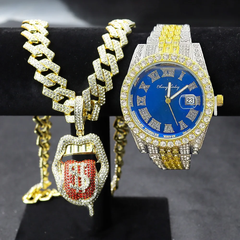 Iced Out Quartz Watches for Men - Limited Edition Jewelry