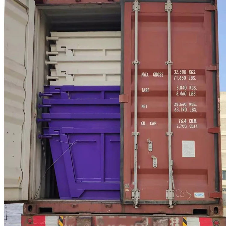 5m3 Waste Recycling Metal Garbage Can Skip Bin With Wheels Available ...