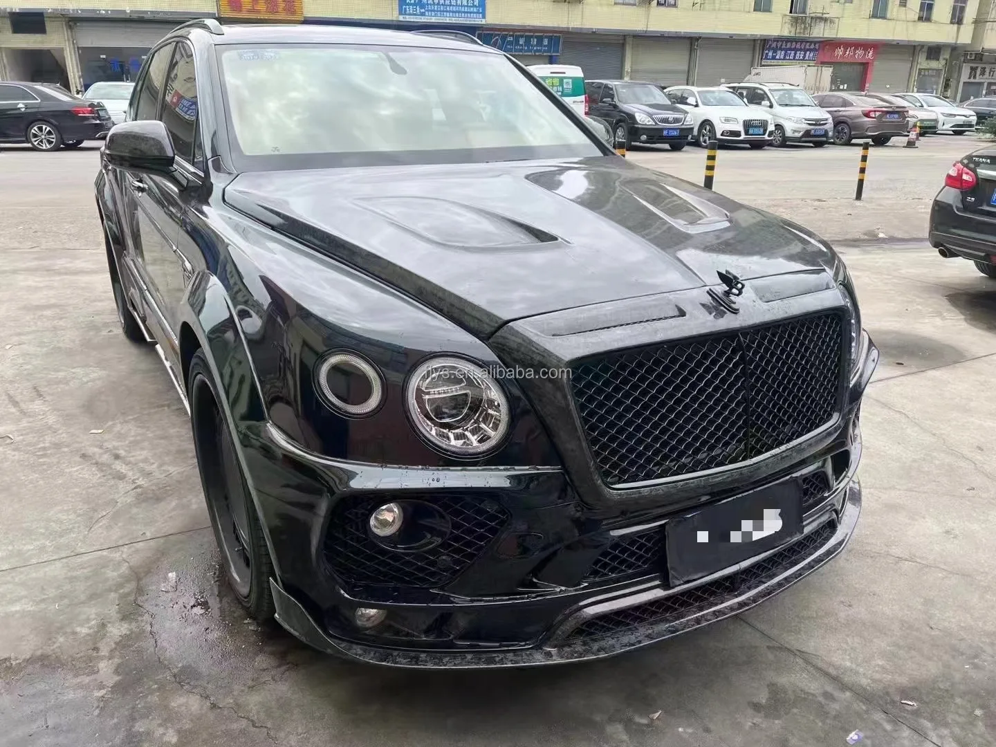 MS Big Body Kit for Bentley Bentayga Dry Carbon Fiber Hood