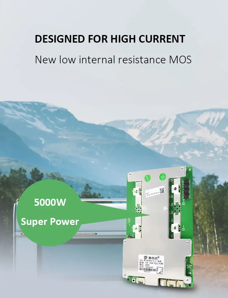 Bt Optional 4s12v100a 60a 80a 100a 120a 150a Smart Bms For 12v Lead ...