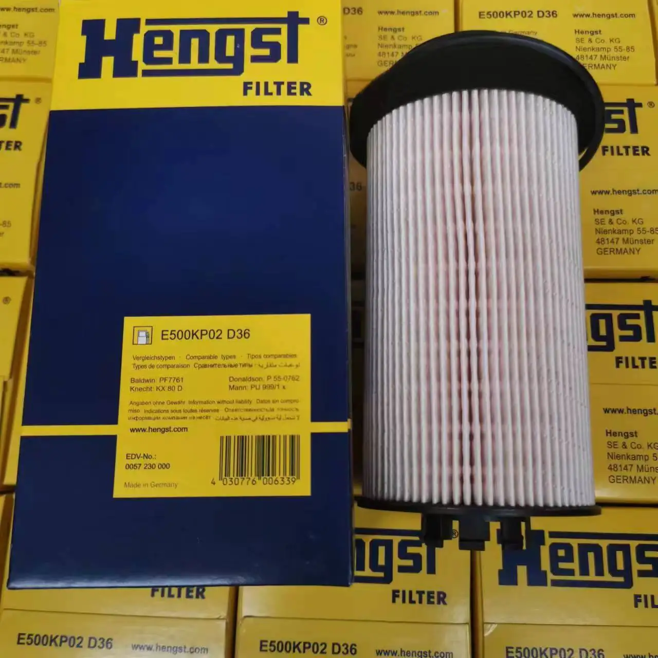 Truck Engine Oil Filter Fuel Filter E500KP02D36 E175HD129 E500HD129 for ...