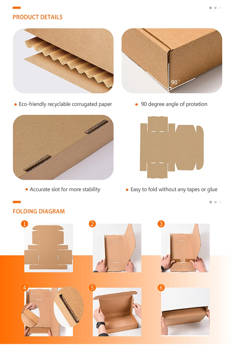 Lipack White Corrugated Shipping Mailer - Durable & Versatile