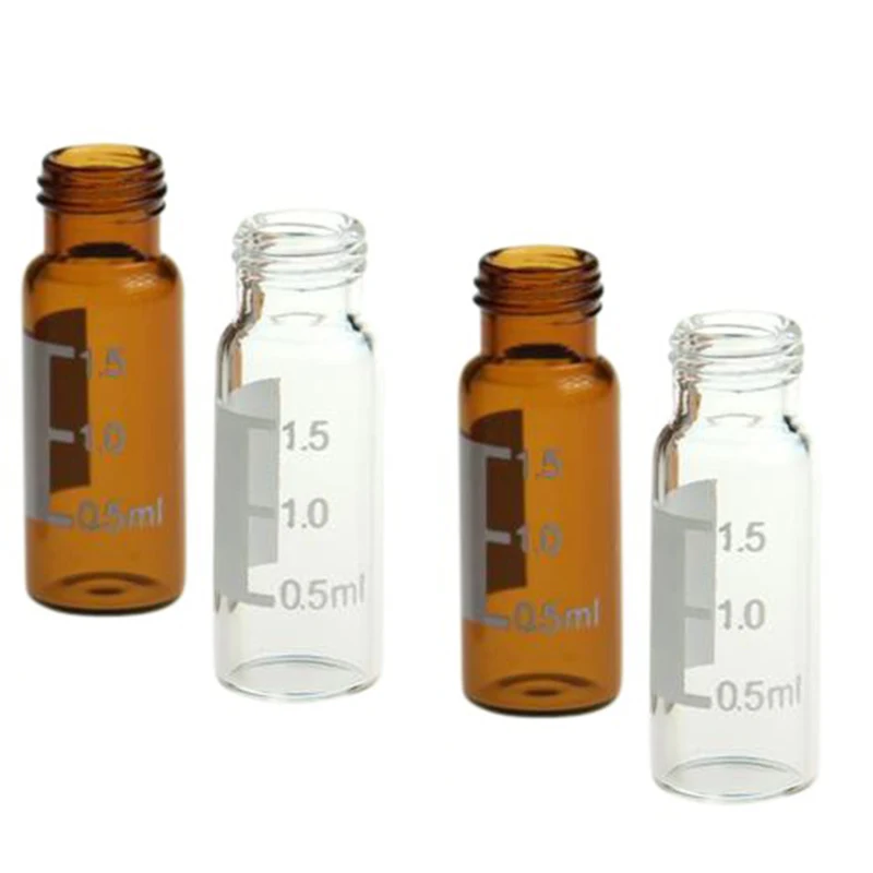 Hplc Gc Vials 2ml 1.5ml Glass Screw Thread Via 8-425 9-425 Autosampler ...